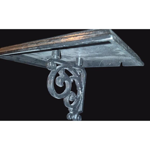 Homco | Accents | Homco Wall Shelf With Decorative Bracket Design ...